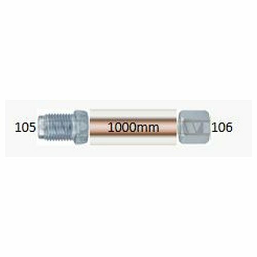 Трубка тормозная d=4.75mm Длинна 1000мм (Z-105/Z-106) AUTO-GUR AGWP104