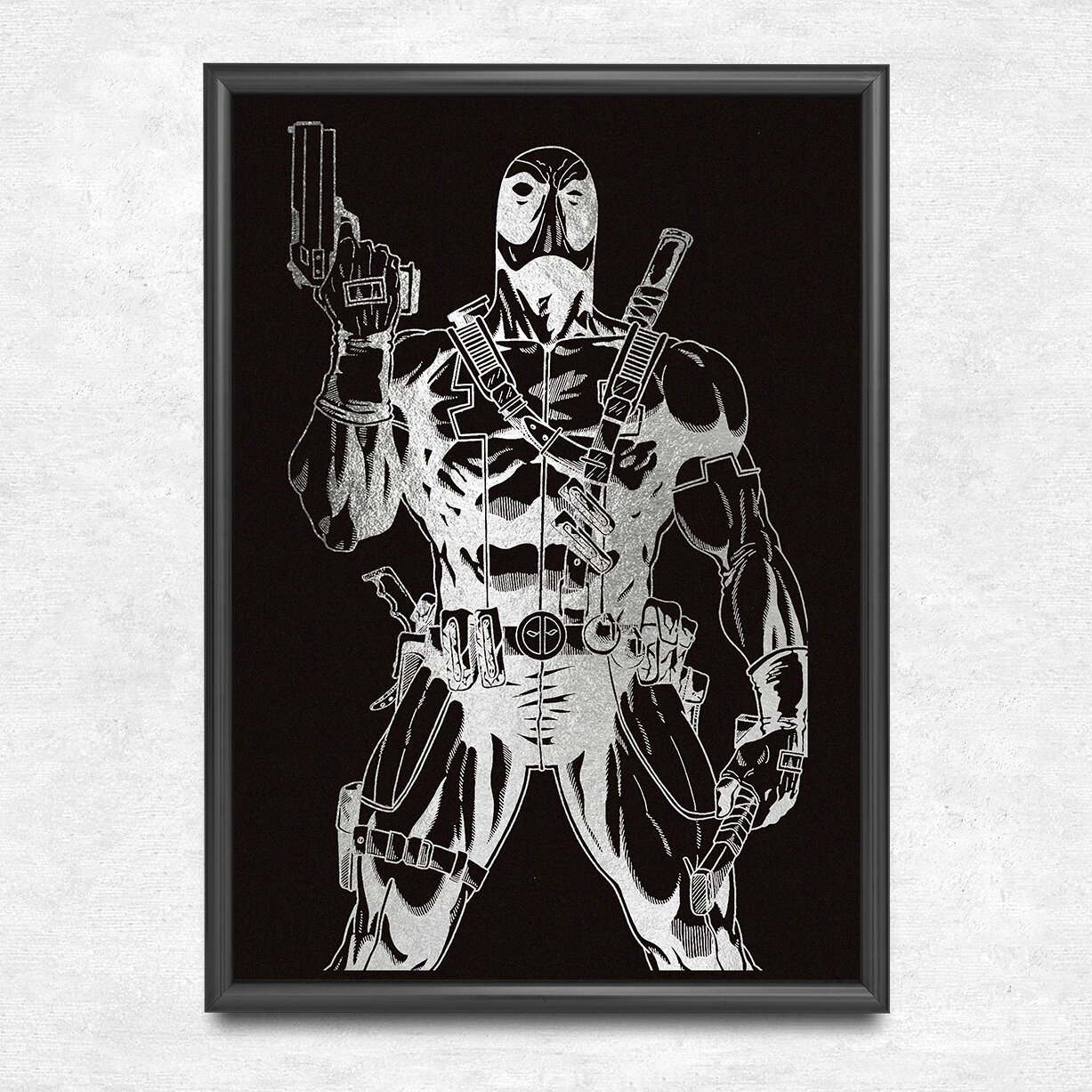 Постер Дедпул / плакат для интерьера Deadpool. Марвел, Marvel, комиксы, фильмы, Дэдпул