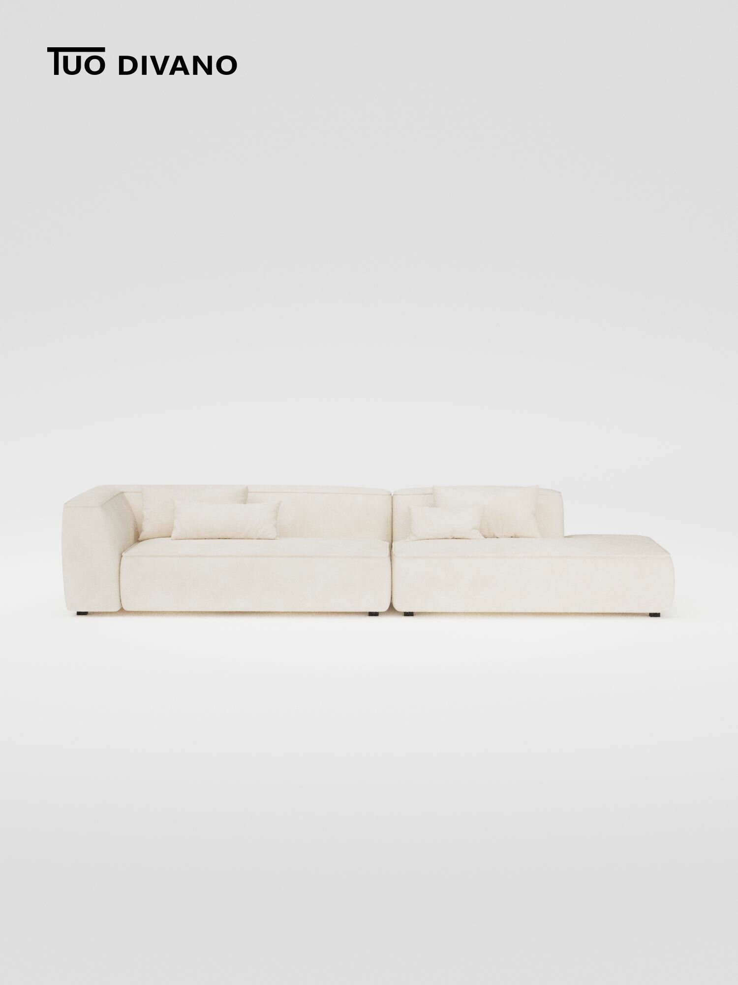 Модульный диван Tuo Divano Тивола Молоко