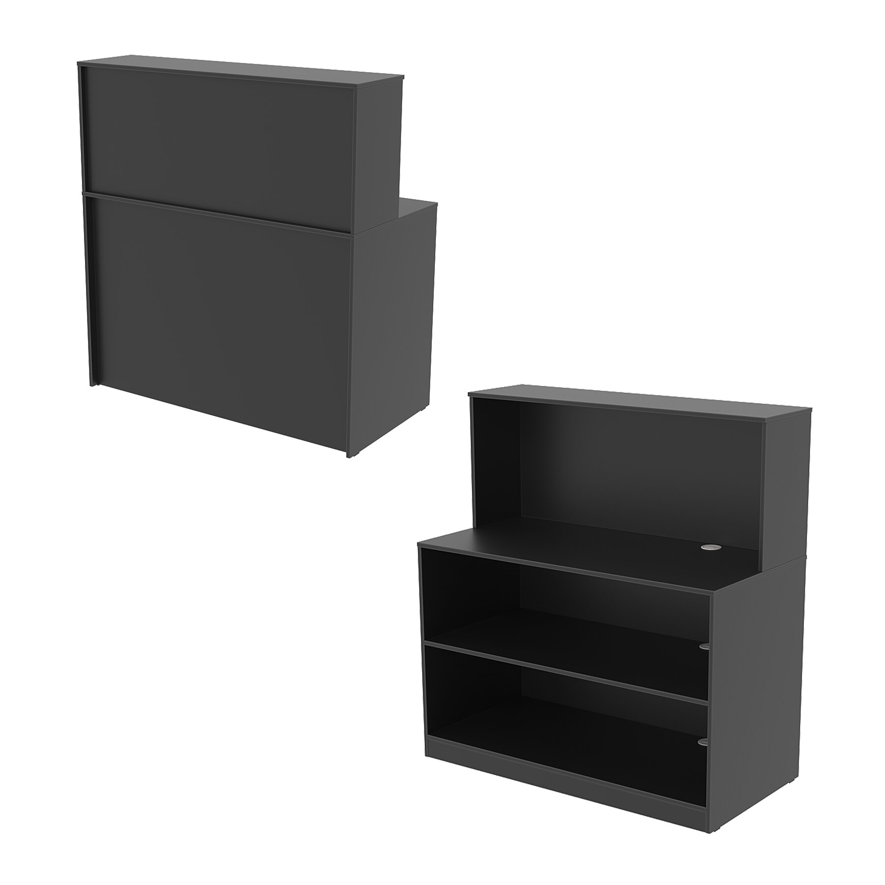 Ресепшн "промо" №2, Черный. Производитель товара - компания Westcom.