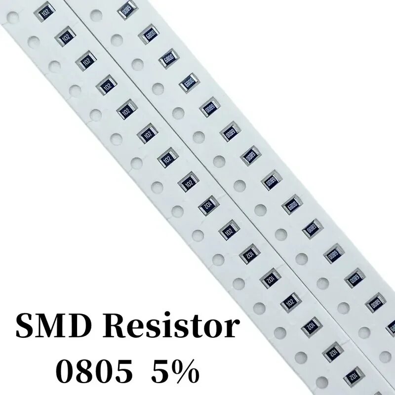 100 шт. постоянный резистор 0805 1/8 Вт 0R ~ 10M 2.2R