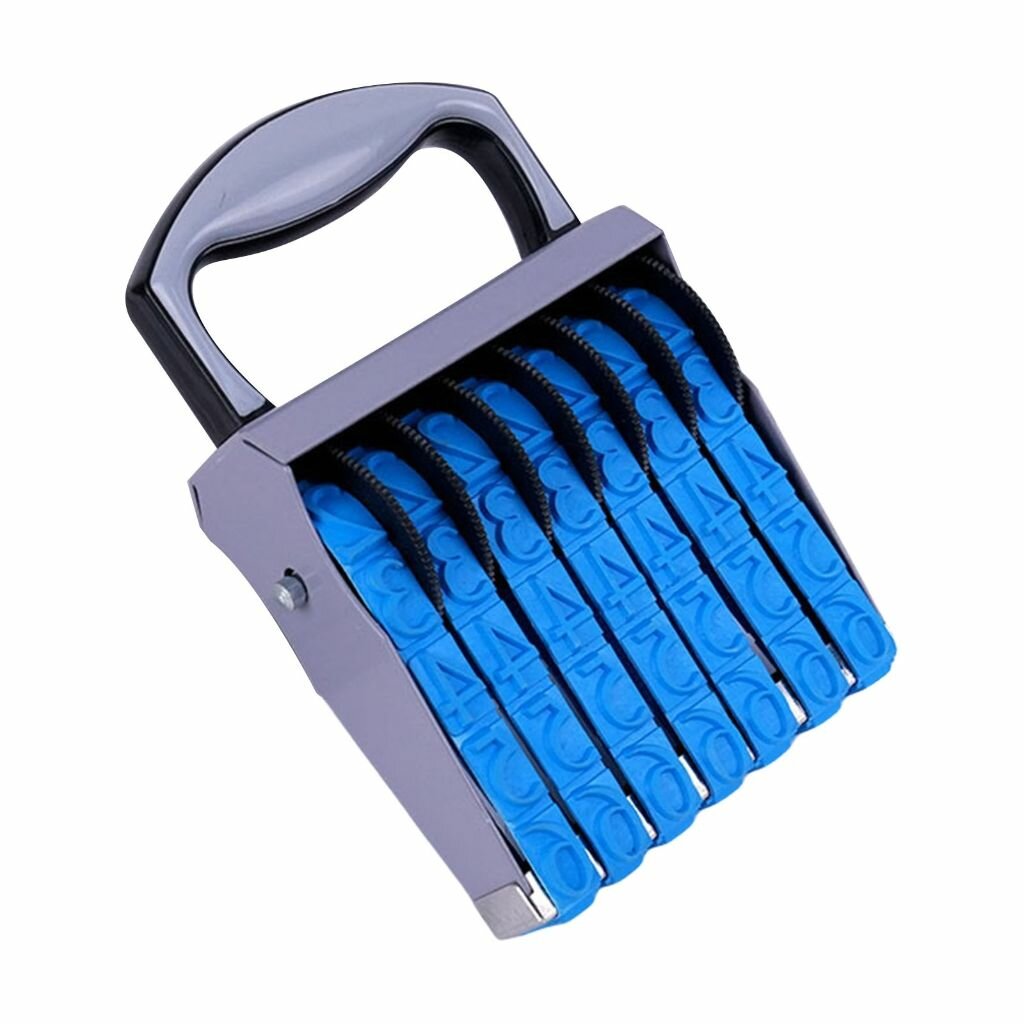 Штамп с номером, штамп датой, пластиковый регулируемый цифрами 0-9