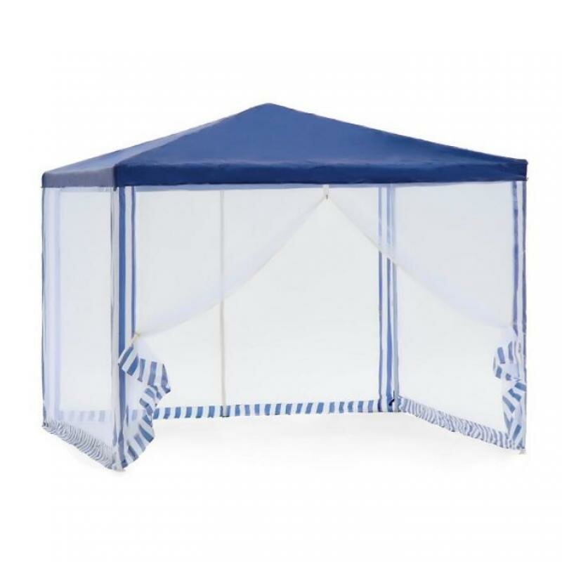 Тент туристический шатер для отдыха на природе, шатер садовый, летняя беседка, большой уличный навес от жары и солнца для дачи, сада, бассейна и пляжа раскладной Green Glade 1033