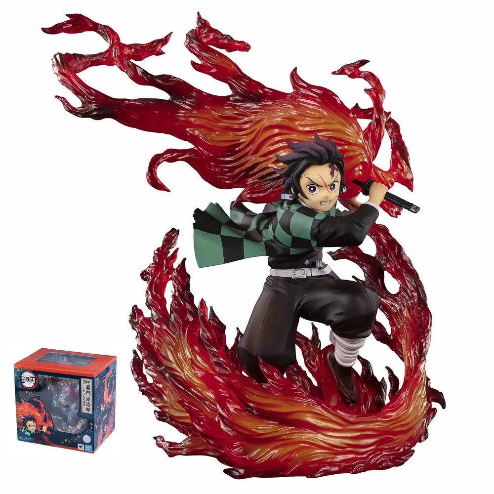 Фигурка Клинок рассекающий демонов Камадо Танджиро / Demon Slayer Kamado Tanjiro (22см)
