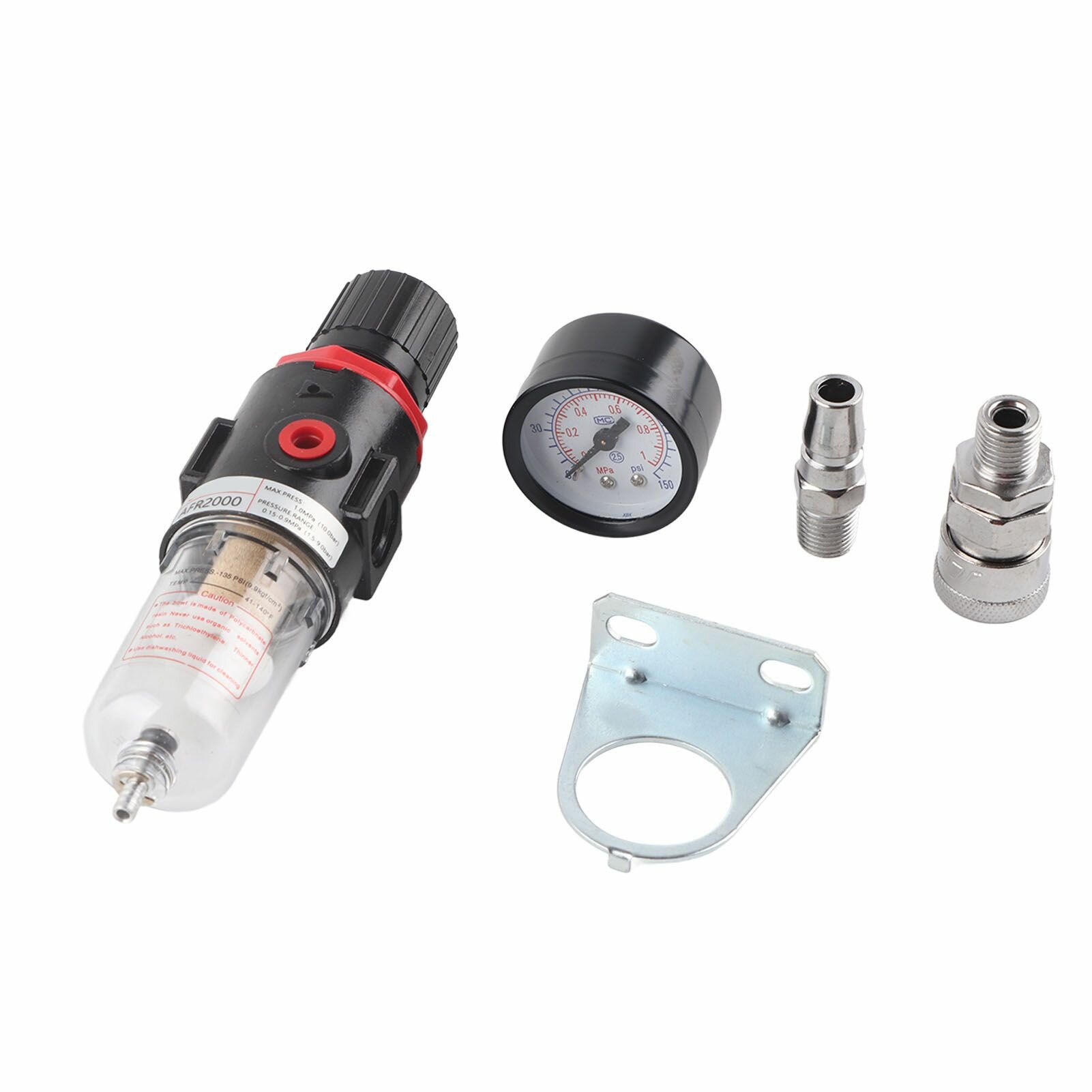 1/4"Воздушный компрессор, масляно-водяной сепаратор AFR2000, процессор подачи воздуха