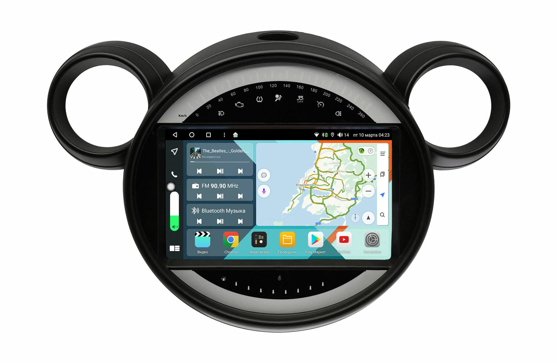 Магнитола MINI Countryman, Paceman 2010 - 2016 для авто без монитора 9 дюймов, 4/64GB, 8 ядер, DSP, 4G, Android 10 / Wide Media