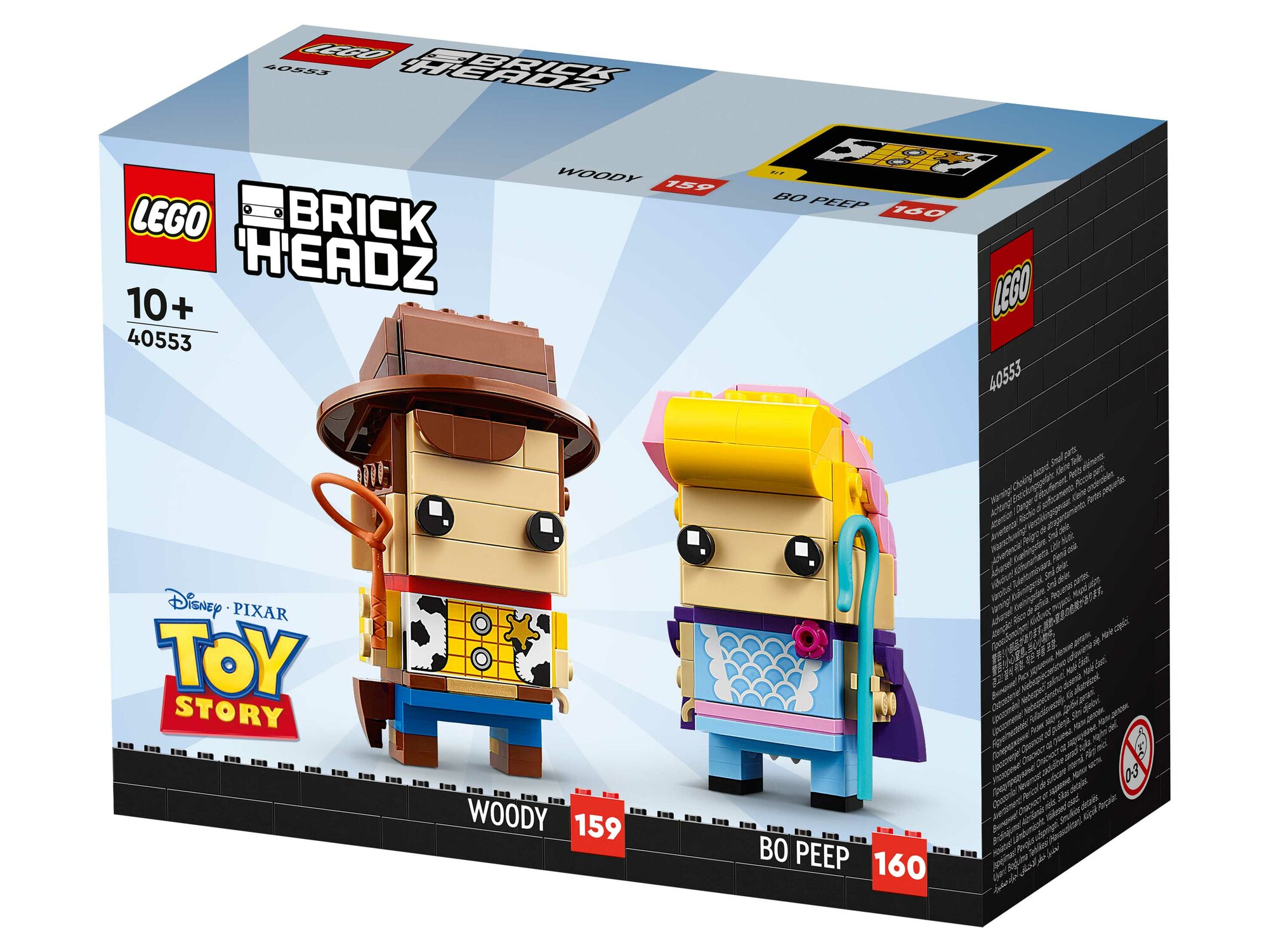 Конструктор LEGO BrickHeadz 40553 Сувенирный набор Вуди и Бо Пип уценка