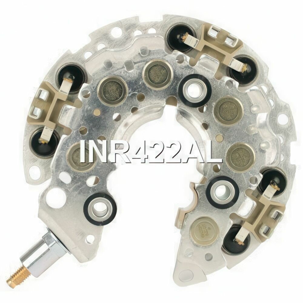 Диодный мост генератора, для Тойота Ленд Крузер, Авенсис, Королла, Версо Рав 4 КАТ Форд Симакс, Фиеста, Фокус, Фьюжн Куга, Мазда 3 Лексус LX 470 IS, Вольво C30 C70 S40 V50 арт INR422AL