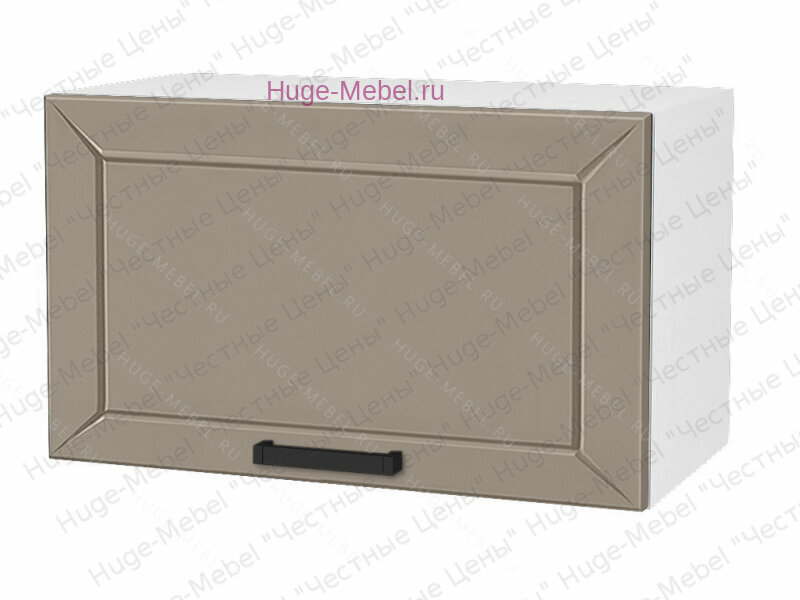 Горизонтальный кухонный шкаф верхний 600 Альфа (латте) Huge Mebel . Ширина 600 Высота 358. Кухонные шкафы