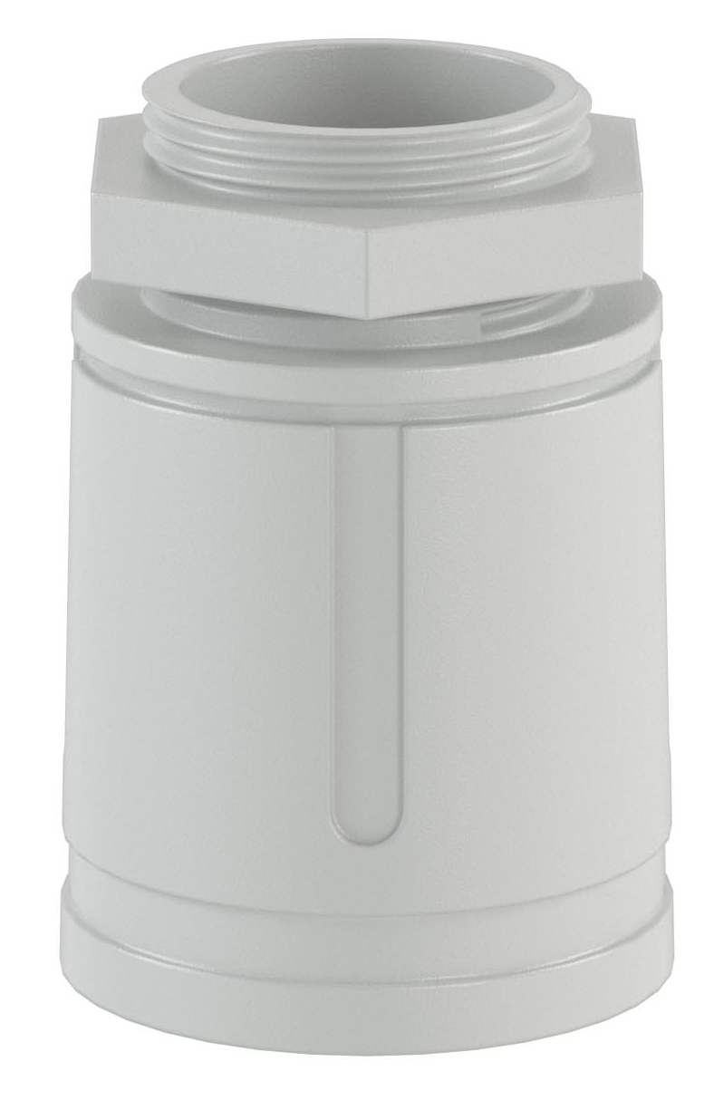 Кабельный ввод DKC / ДКС муфта труба-коробка, пластиковый, серый, M25x1.5, 25мм, IP67 / электрика