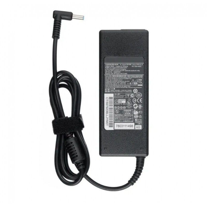 Блок питания (оригинал) для ноутбуков HP 19.5V, 4.62A, 4.5x3.0мм с иглой, 90W