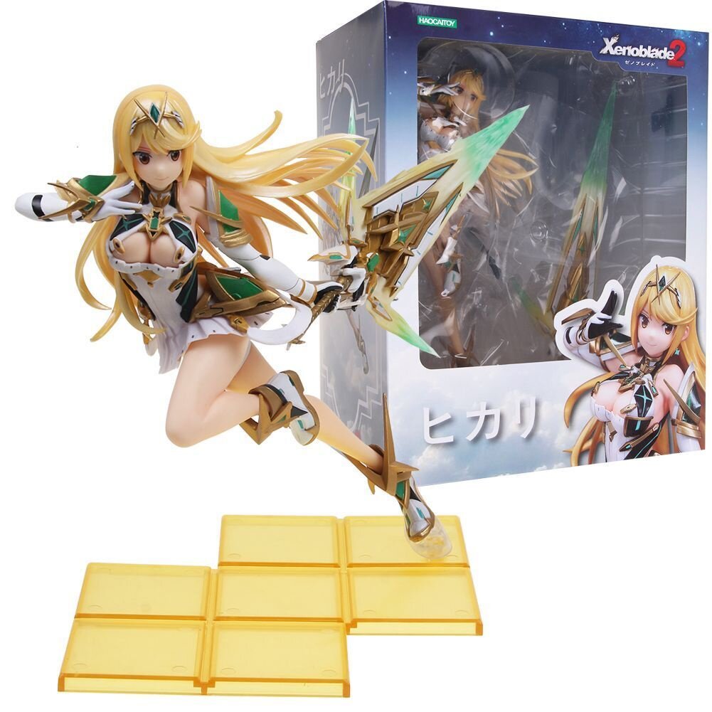 Фигурка Xenoblade и Mythra Pyra из Новых Хроник 2, Хикари, 1/7, 27 см, Хомура