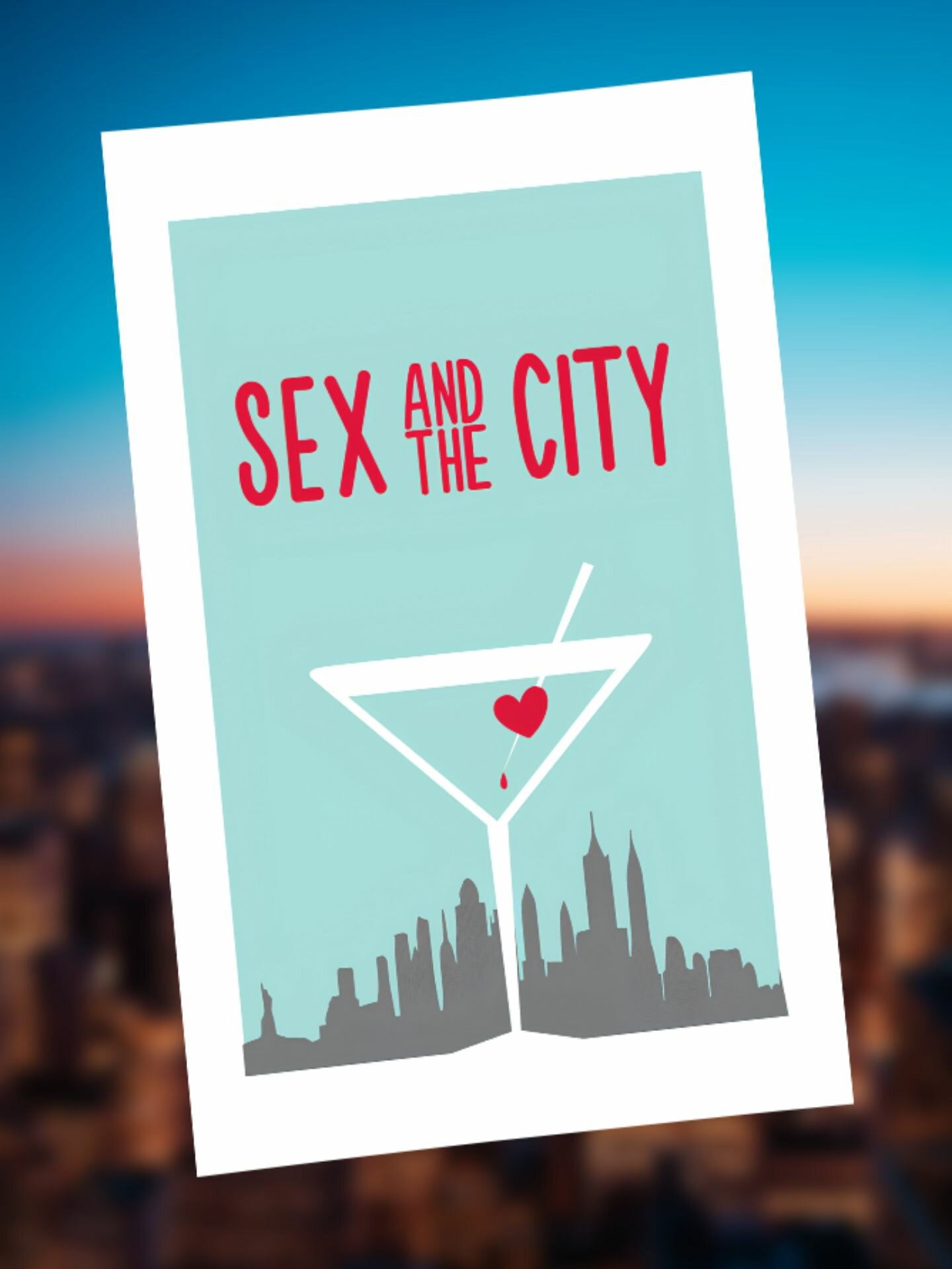 Постер "Секс в большом городе", формата А3, 42x29 см, глянцевый