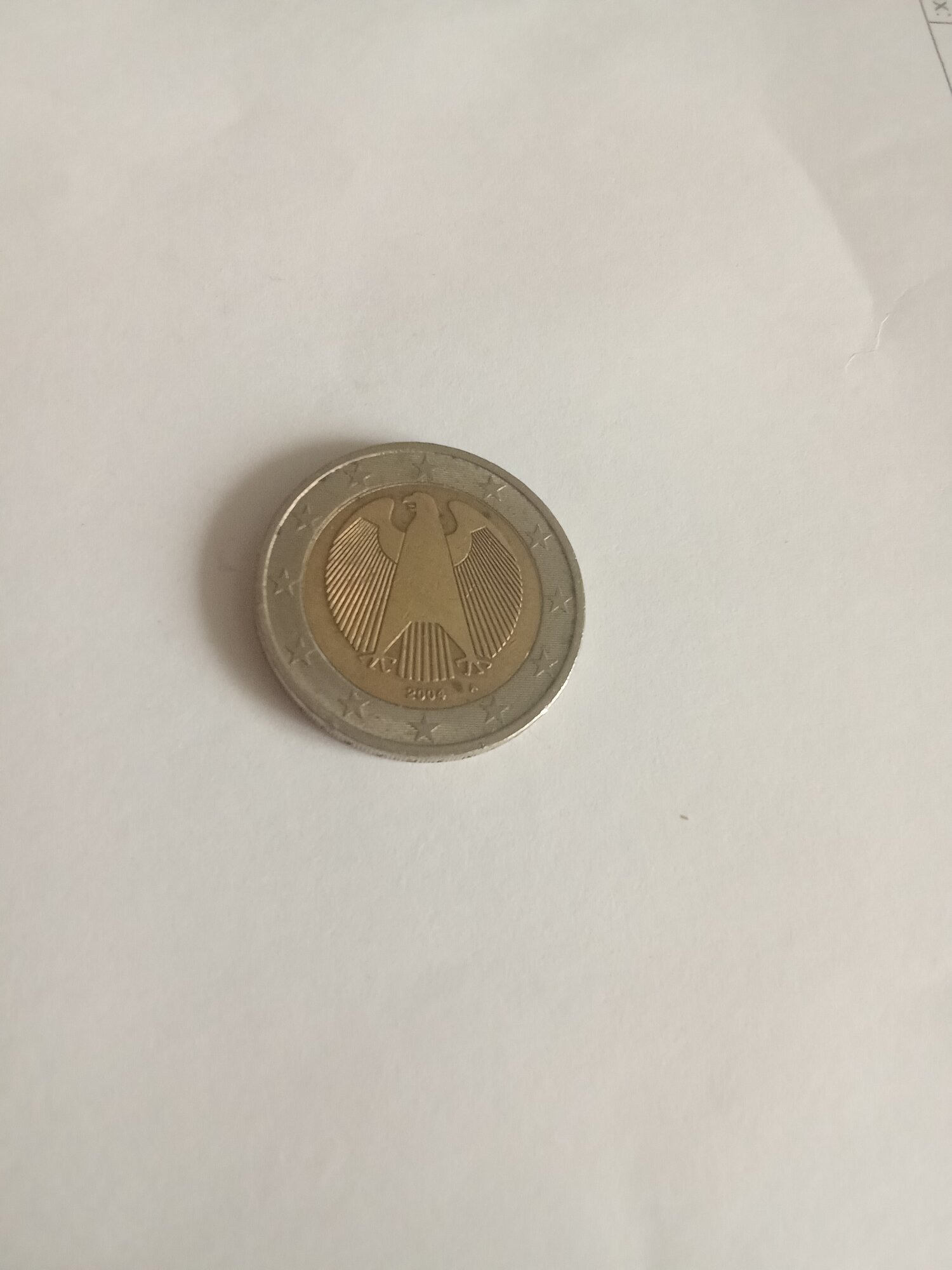 Монета 2 евро 2004 г