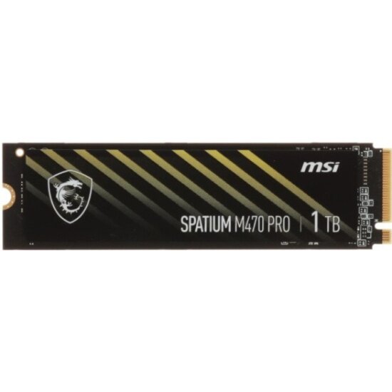 Накопитель SSD Msi SPATIUM M470 PRO M.2 2280 1TB PCIe Gen4x4 NVMe