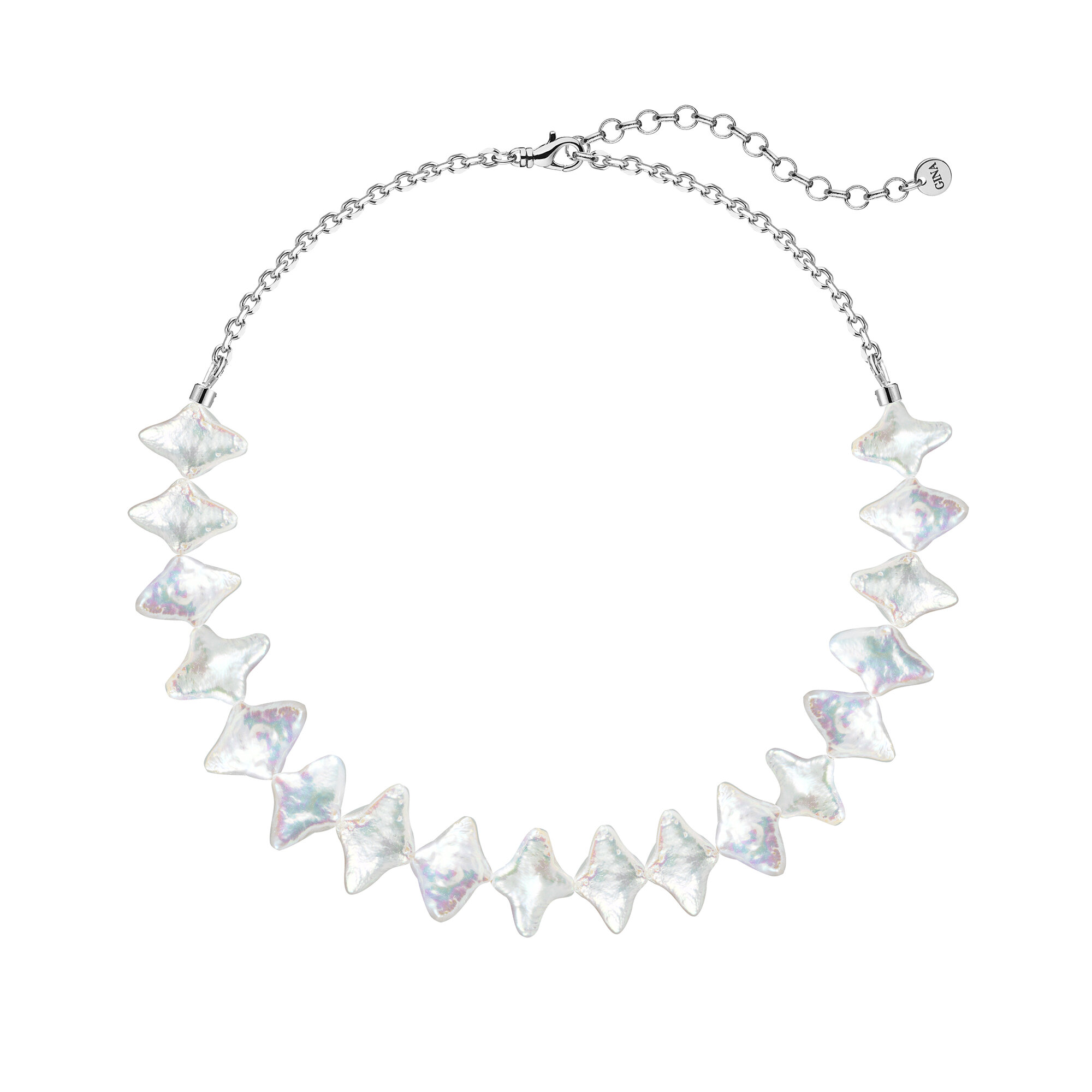 Колье, жемчуг пресноводный культивированный