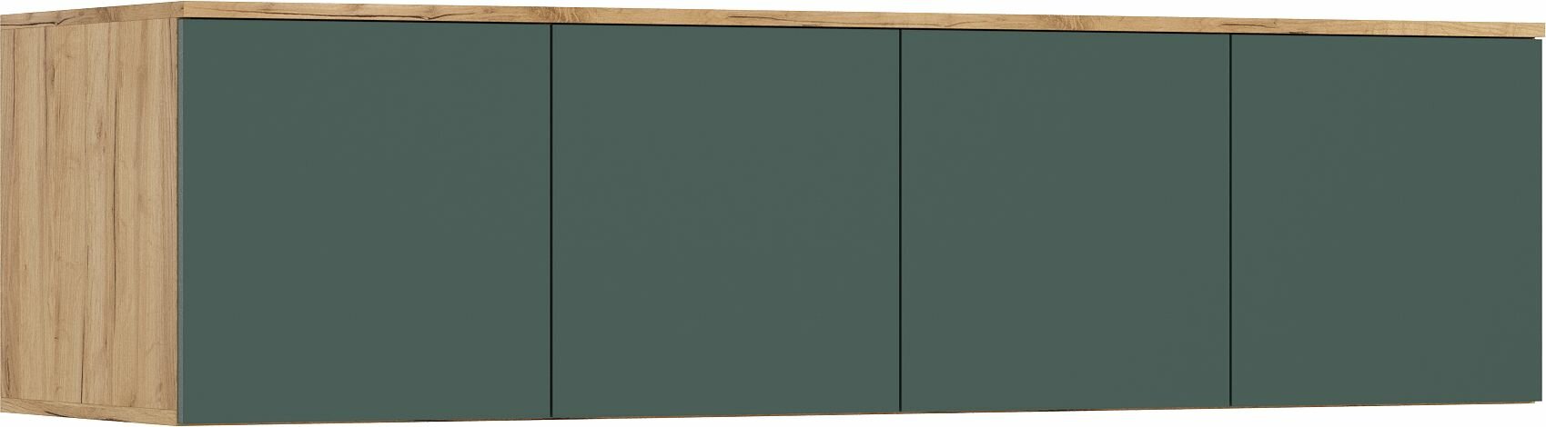 Антресоль Норд 510х1600х418 (Изумрудный/Дуб Крафт) МИФ