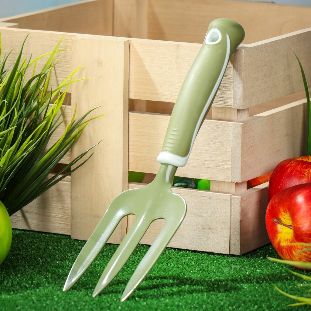 Вилка посадочная сталь, 8.5х30 см, рукоятка резина, Worth, T630B01