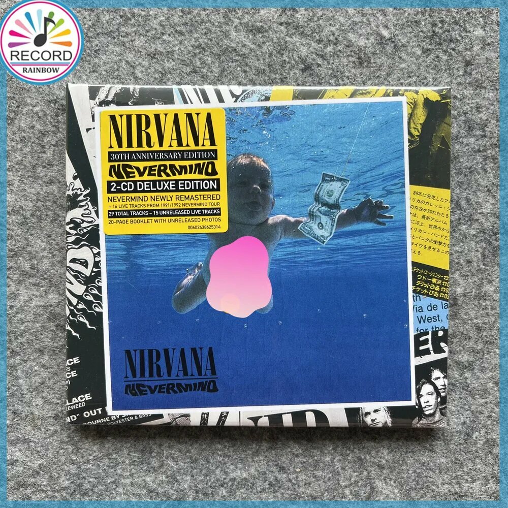 Nirvana Nevermind 2021 2CD настоящий Герметичная упаковка совершенно новый