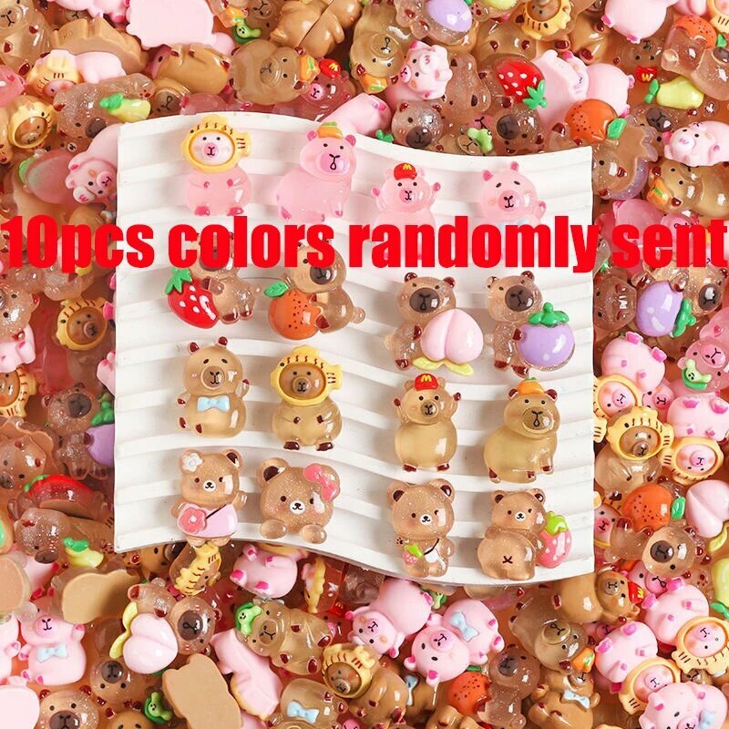 Миниатюрные светящиеся фигурки дельфинов из смолы, набор сюрпризов 60 шт. 10pcs