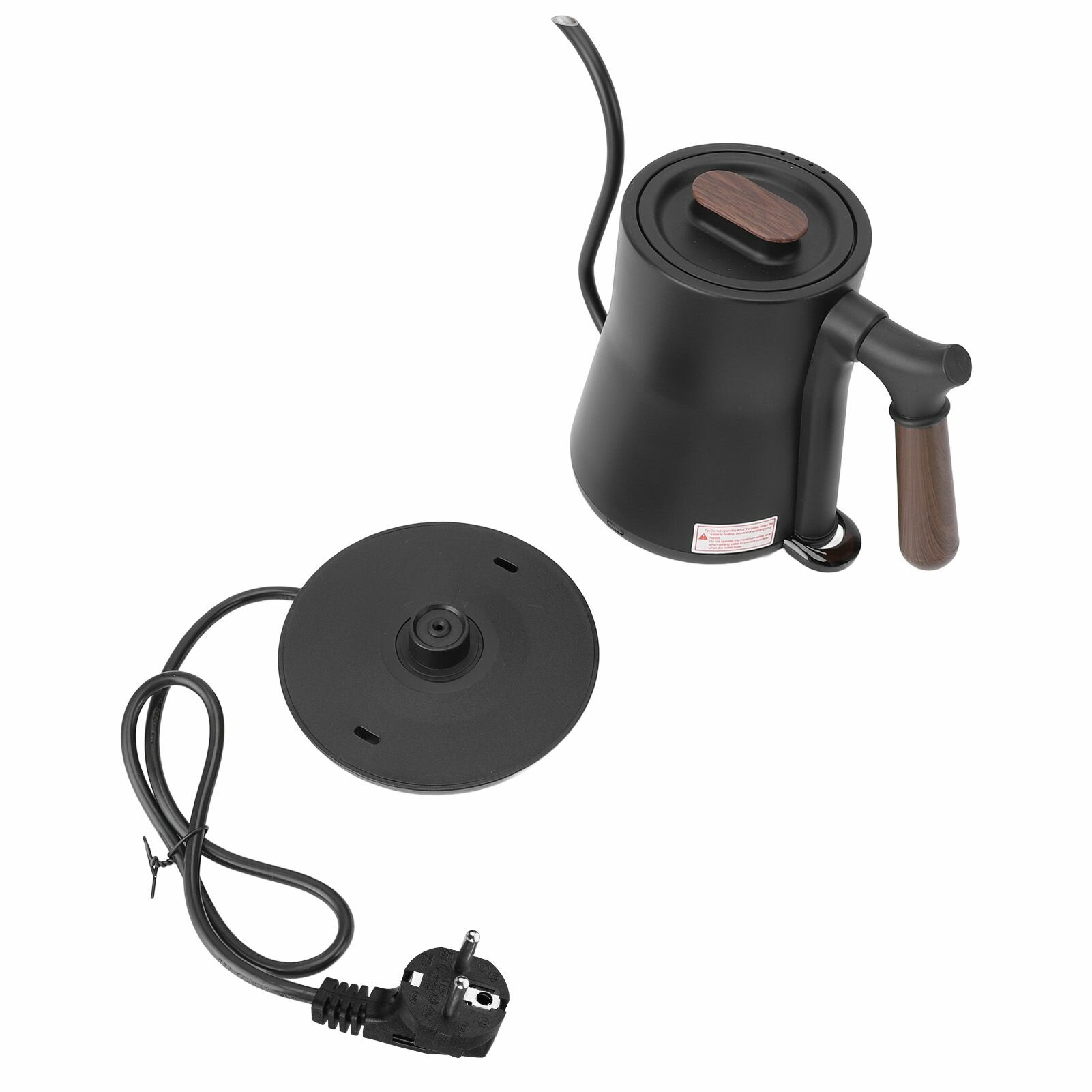 Многофункциональный электрический чайник с гибким носиком из нержавеющей стали SUS 304 для чая, кофе, молока, для домашней кофейни, 800 мл, вилка ЕС, 220 В, 1350 Вт