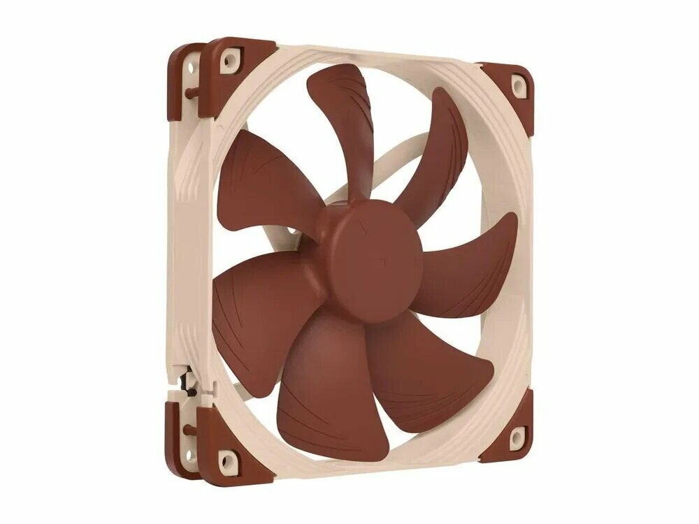 Noctua вентилятор NF-A14 FLX, Бесшумный премиум-класса, 3-контактный (140 мм, коричневый), коричневый
