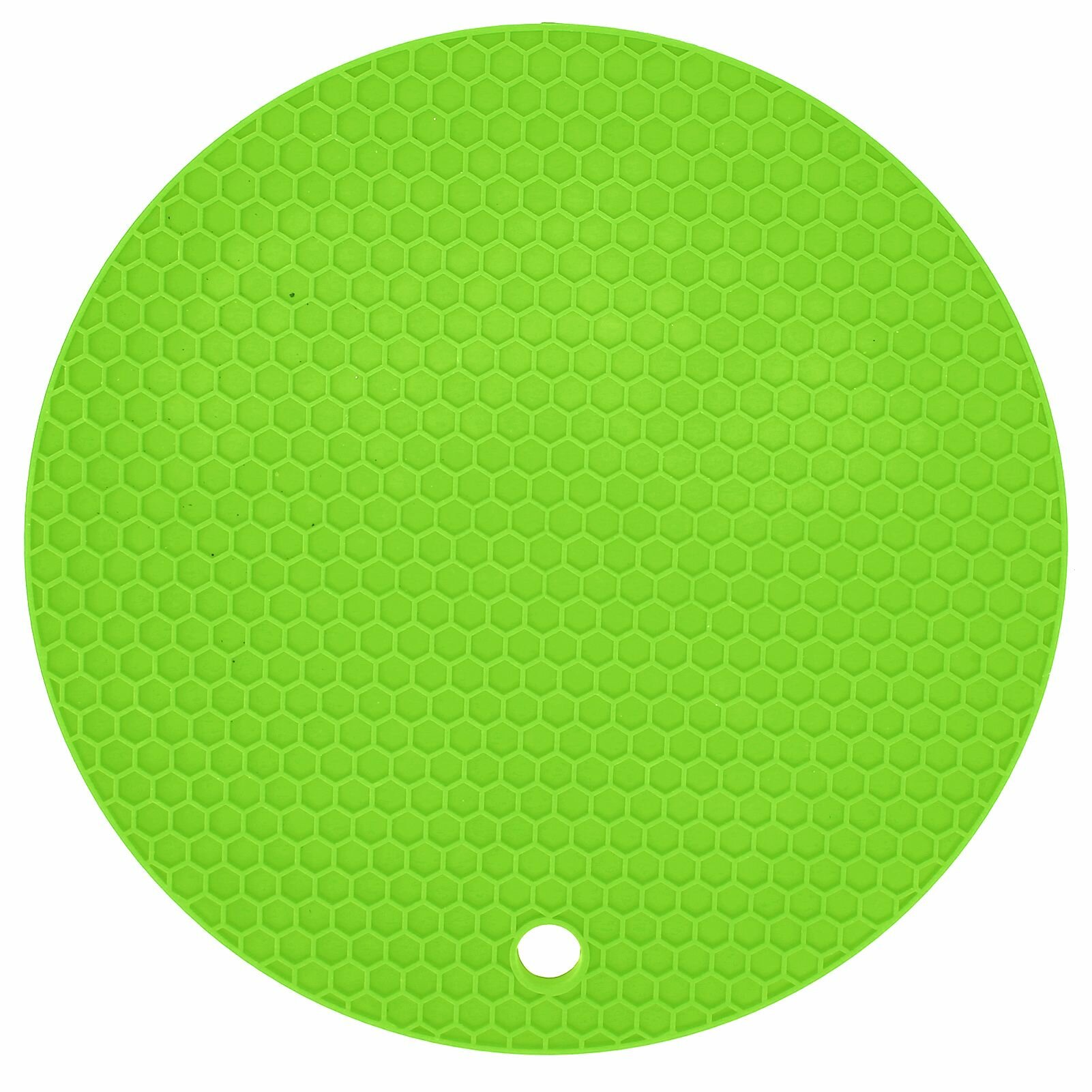 Круглый коврик из утолщенного пищевого силикона, изоляционная подложка для микроволновой печи, зеленый