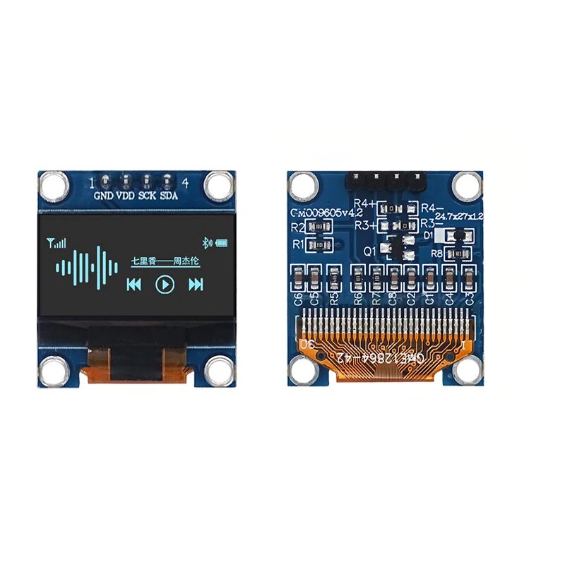 OLED-дисплей 0.96" 128x64, синий