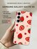 Чехол на Samsung Galaxy S24 FE 5G / Самсунг S24 FE с принтом "Heart strawberries...