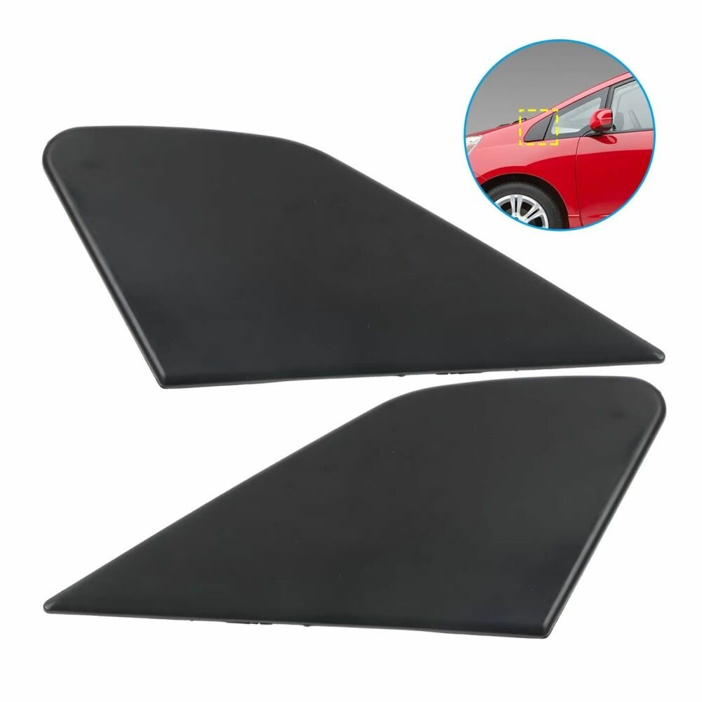 2 шт. для honda fit 2009-2013 гг. выпуска, передняя дверная отделка, декоративная панель, стекло, обшивка