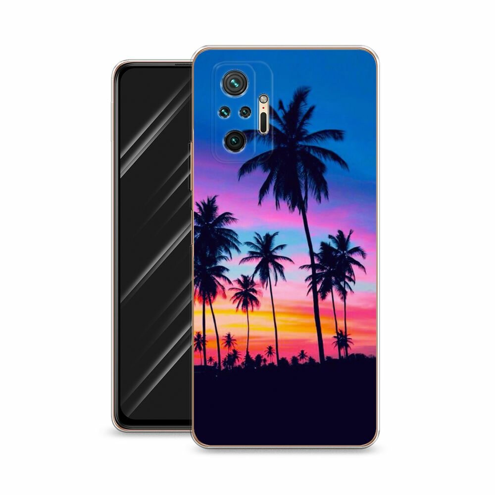 Чехол на Xiaomi Redmi Note 10 Pro / Сяоми Редми Нот 10 Pro с принтом "Закат 5" — фото 1