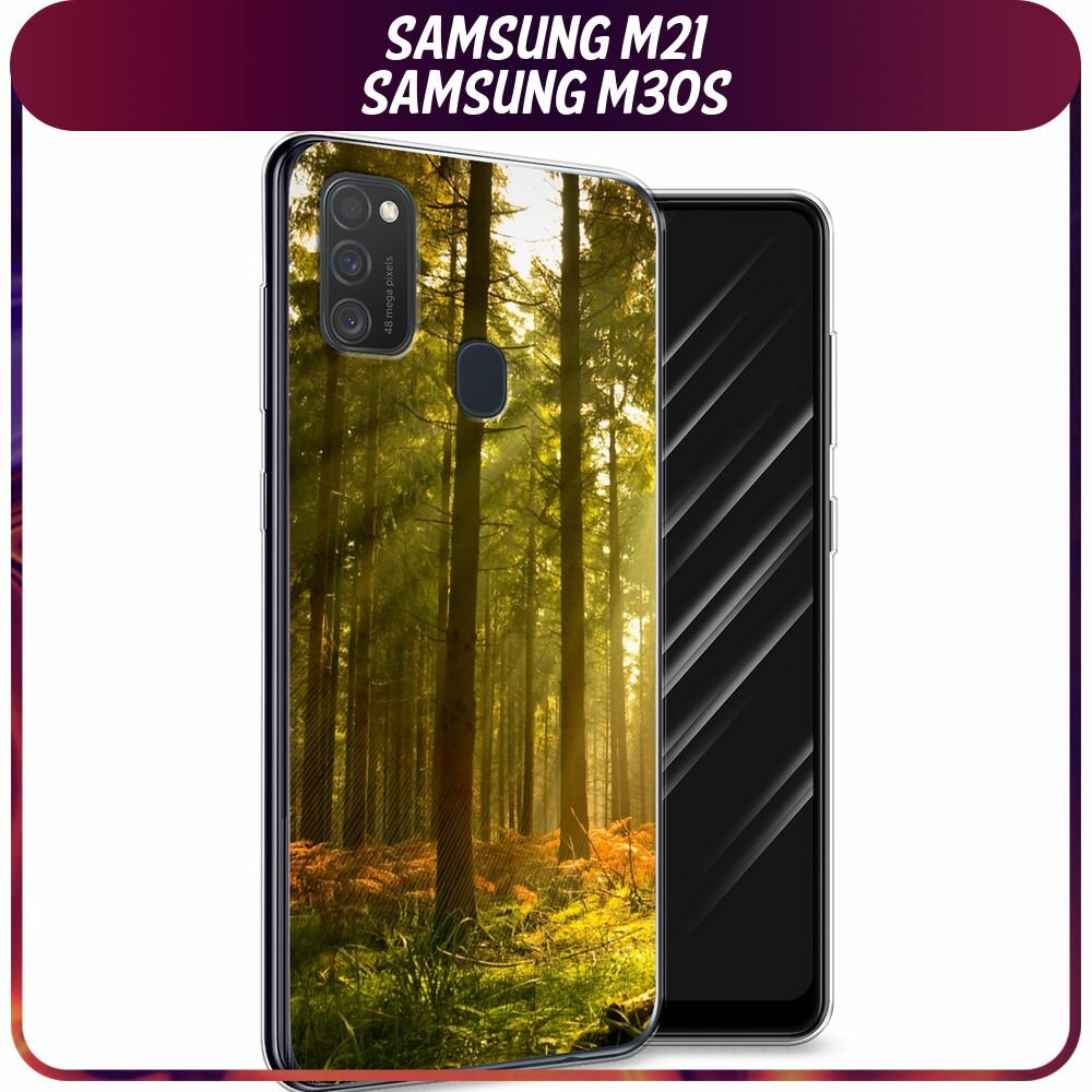 Чехол на Samsung Galaxy M21/M30s / Самсунг Галакси М21/M30s с принтом "Лес 7"