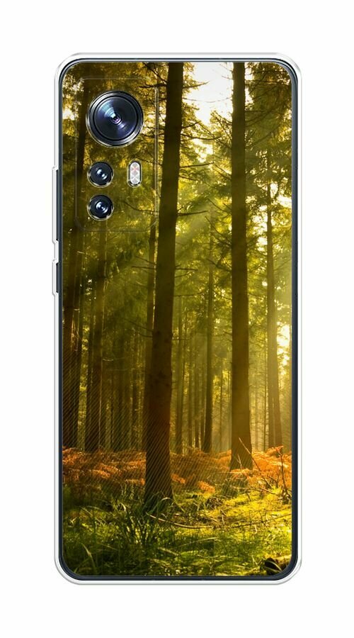 Чехол на Xiaomi 12/12X/12S / Сяоми 12/12X/12S с принтом "Лес 7"