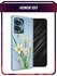 Чехол на Honor 100 / Хонор 100 с принтом "White lily", прозрачный