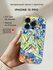 Чехол на Apple iPhone 15 Pro / Айфон 15 Про с принтом "Ирисы Ван Гог"