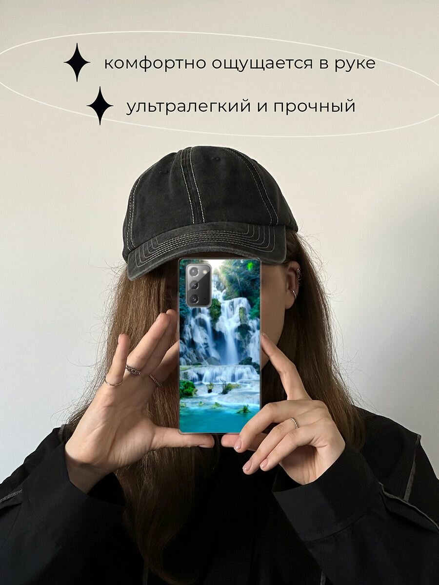 Чехол на Samsung Galaxy Note 20 / Самсунг Галакси Ноут 20 с принтом "Водопад 8" — фото 1
