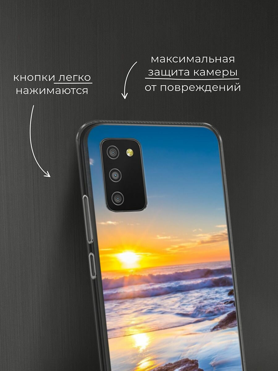 Чехол на Samsung Galaxy A02s / Самсунг Галакси A02s с принтом "Восход 6" — фото 1