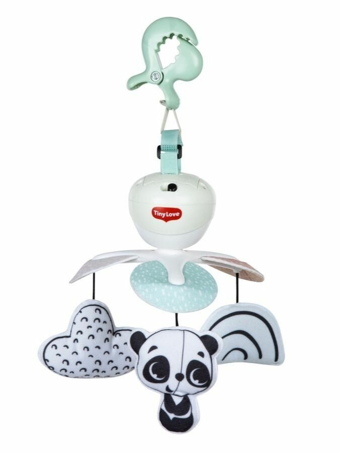TINY LOVE Мобиль подвесной День и ночь для кроватки, коляски и автокресла с музыкой и игрушками, от 0 месяцев