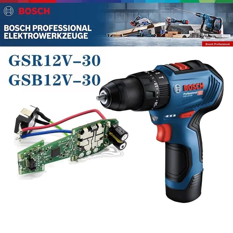 Оригинальный электронный модуль Bosch GSR12V-30/GSB12V-30 (16072335EZ)