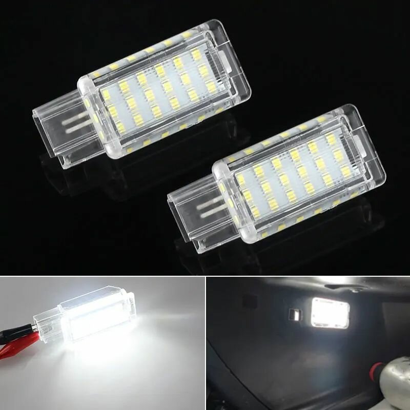 Светодиодная подсветка багажника 2 шт для Chevrolet, Cadillac, Buick, Opel, GMC — 6000K, 18 SMD Epistar, алюминий