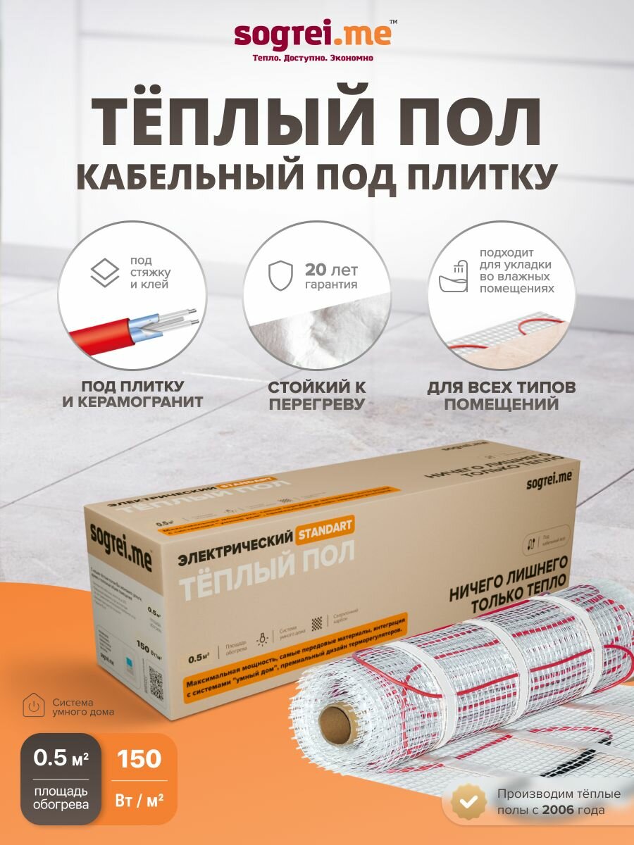 Комплект теплого пола