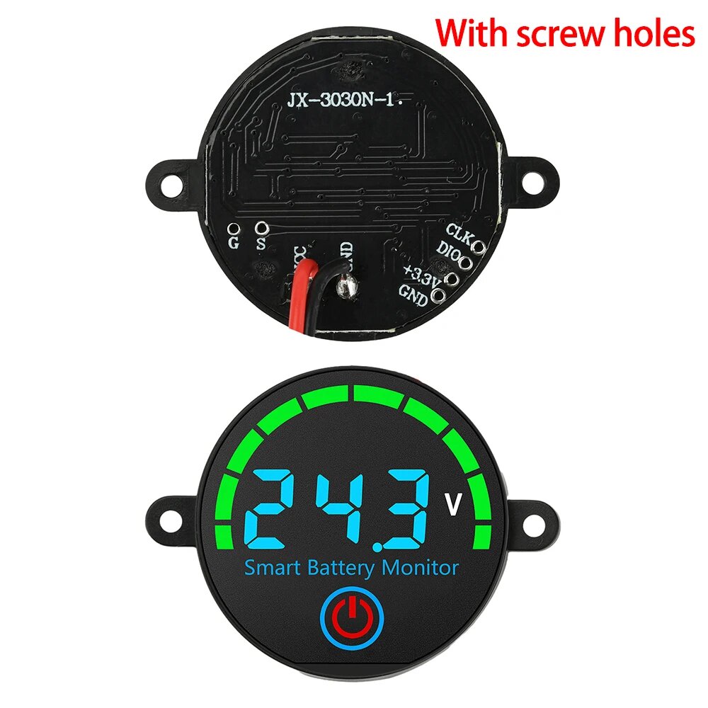 Индикатор заряда аккумулятора Gaqqee DC7-55V blue B