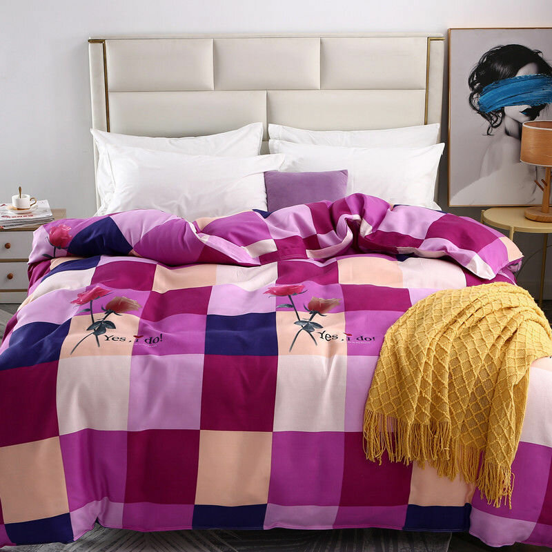 Утолщенный пододеяльник с начесом, цельный, саржевый пододеяльник с начесом, 1,5 м, односпальный/двуспальный пододеяльник для студенческого общежития,160*220cm