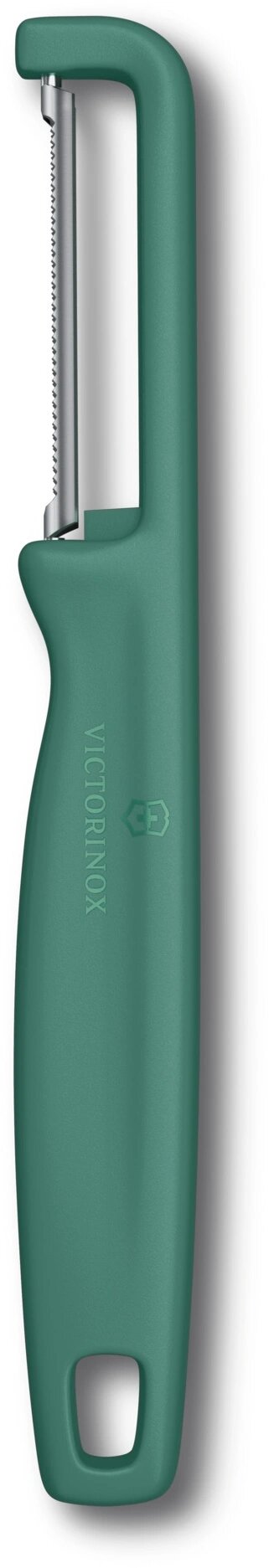 Овощечистка Victorinox Iotaс лезвием двухсторон. зеленый (6.0943.4)