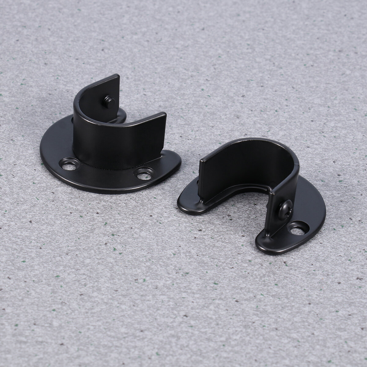 Крепление Для Штанги, 2 Штуки, Из Нержавеющей Стали, Для Подвеса Одежды, Черный