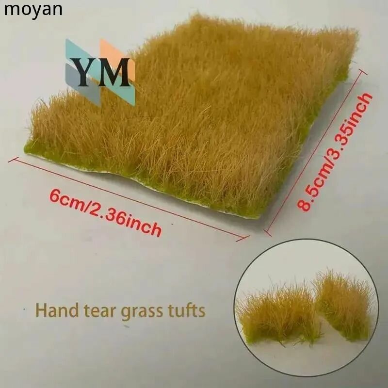 Комплект искусственной травы высота 16 мм, макетная зелень для модели песочницы и диорамы, декоративный элемент для архитектурных макетов и хобби, 1 шт.