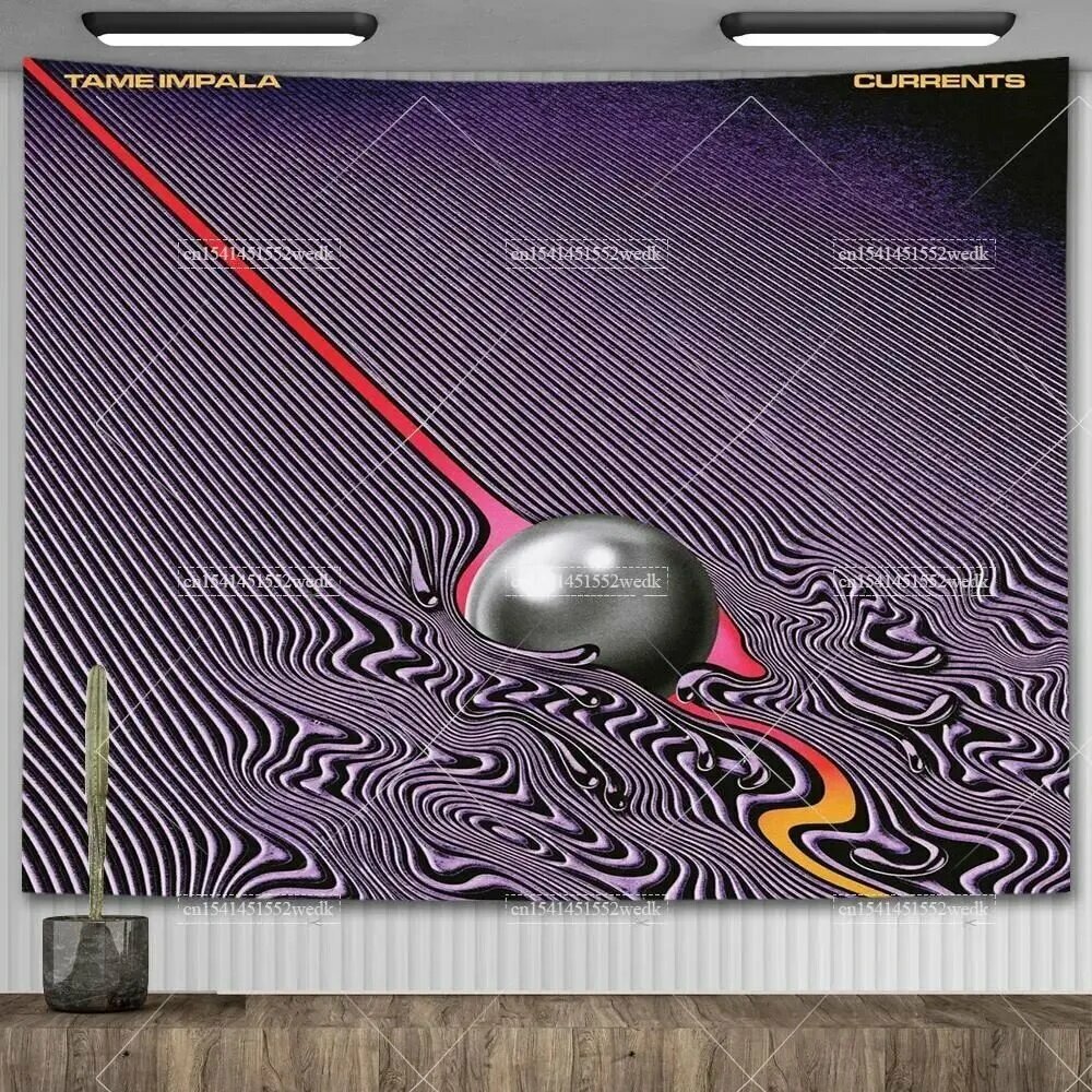 TATB Гобелен "музыкальный альбом tame impala currents", 75х100 см, 11x11
