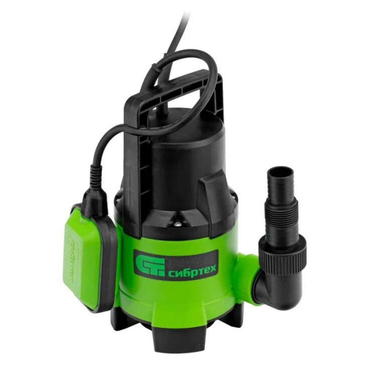 Насос дренажный Сибртех СДН650-35, зеленый/черный, погружной, 11000л/ч