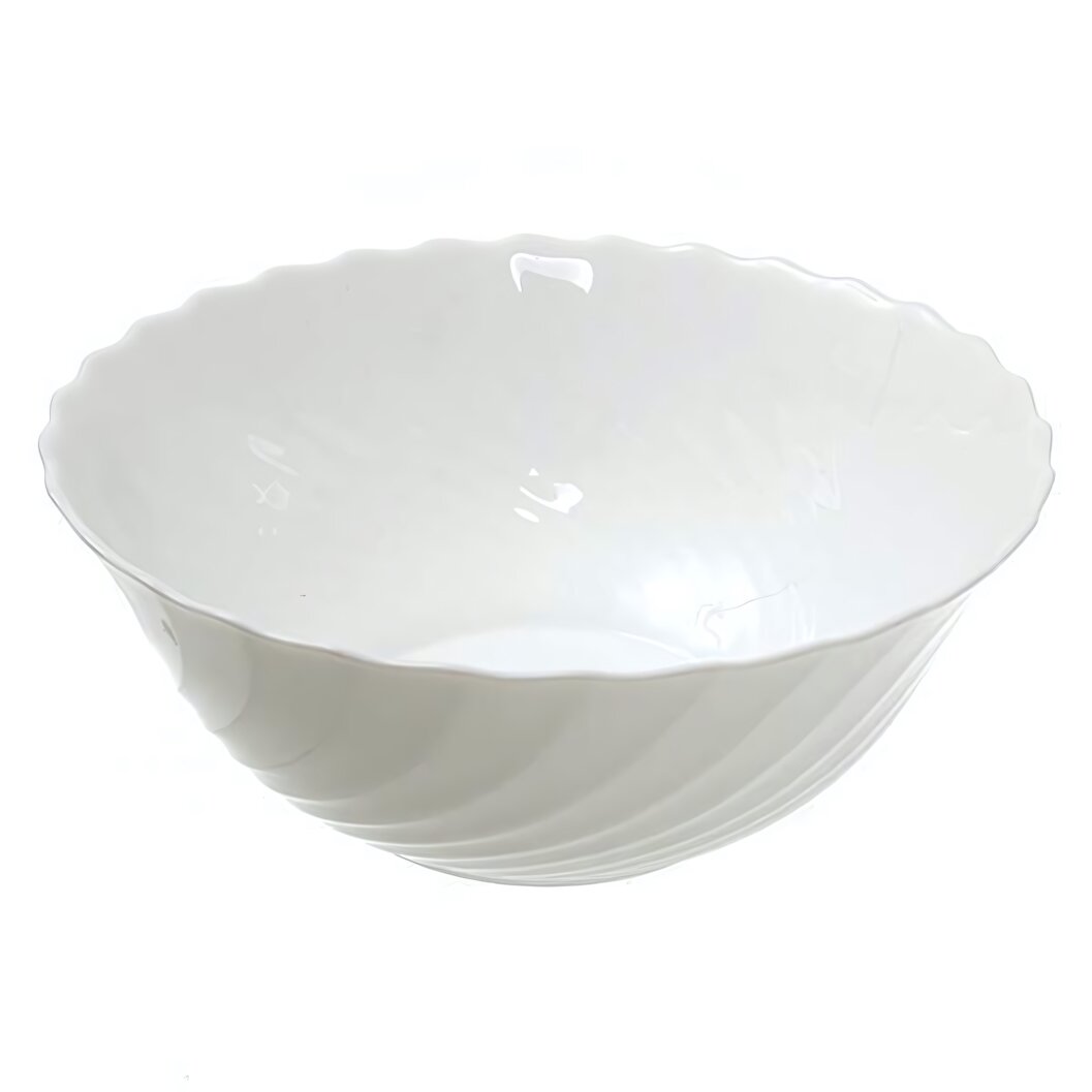 Салатник luminarc "trianon" 18 см, стеклокерамика, белый, для сервировки