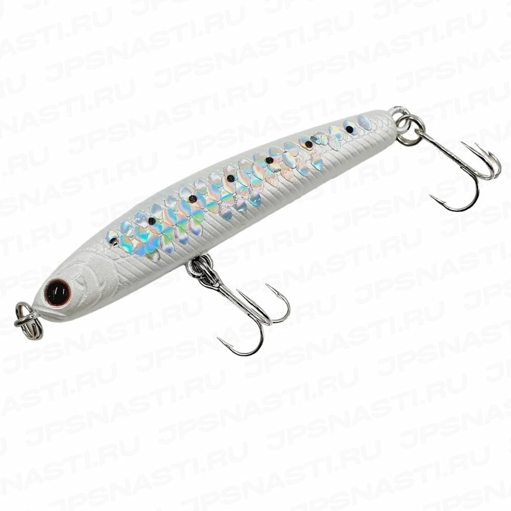 Японский воблер стик-бейт Lucky Craft Wander 60 мм, 6.5г, #1501 MS Pearl White / Приманки на жереха / Воблеры для рыбалки